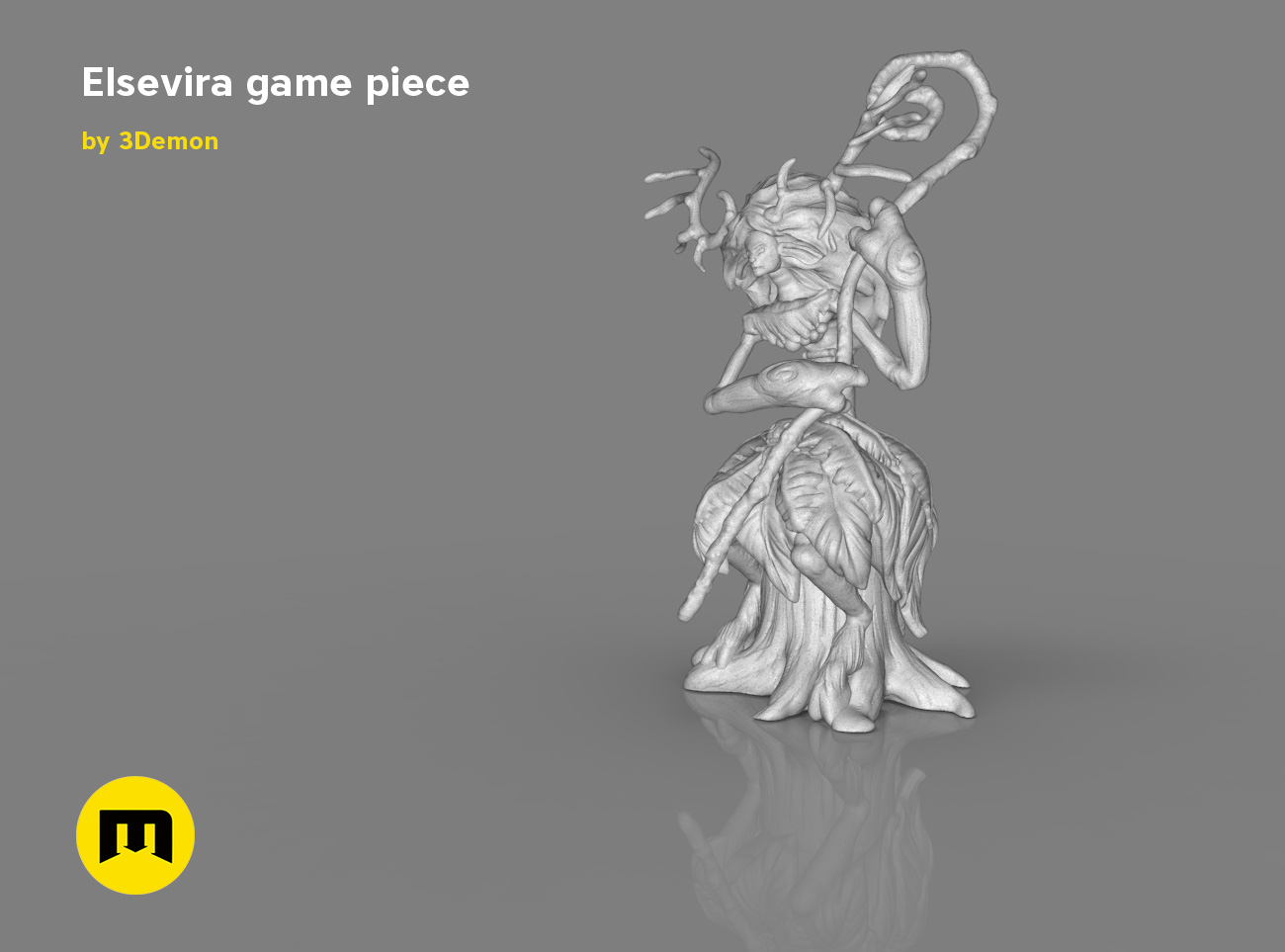 STL file Elsevira figure 🐉・Design to download and 3D print・Cults
