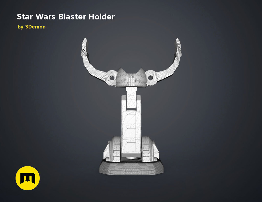 Free STL file STAR WARS BLASTER HOLDER ⭐・3D printing design to download ...