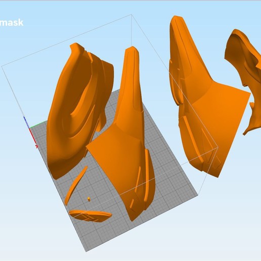 Download Stl File Fortnite Swift Mask • 3d Print Model ・ Cults