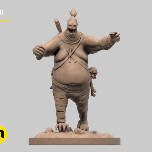 Download STL file Troll Figure ・ Cults