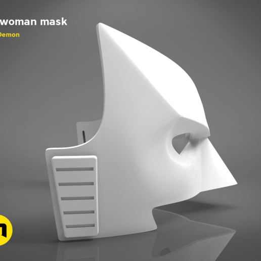 Download 3D printer templates Batwoman mask ・ Cults
