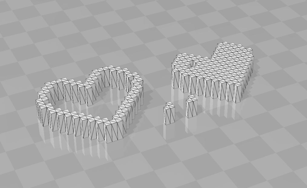 Free STL file Minecraft heart_Low poly Valentine model ️‍🔥・3D printer ...