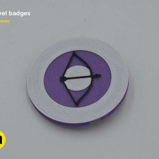 Descargar archivo STL Insignias Marvel Impresión simple de color • Plan ...