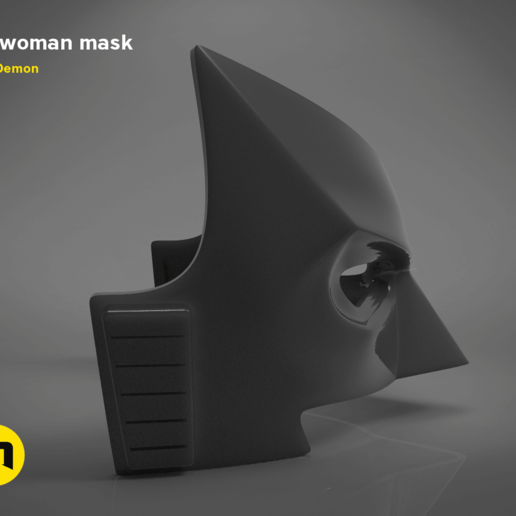 Download 3D printer templates Batwoman mask ・ Cults