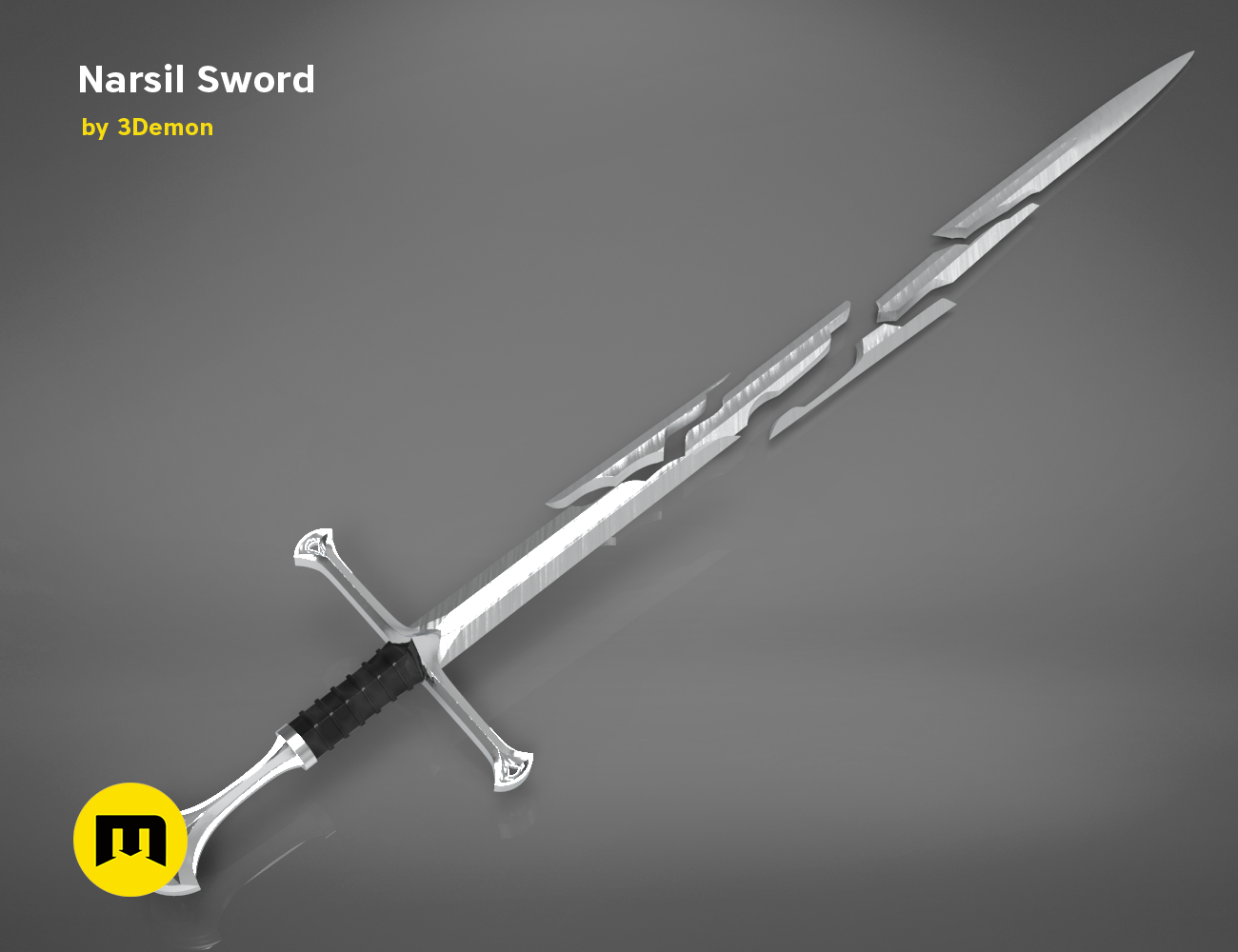 Free 3D file Narsil Sword 🗡️・3D print design to download・Cults