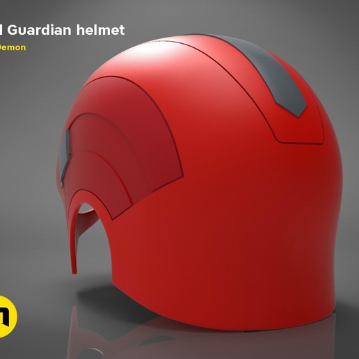 Download 3D printer files The Red Guardian helmet ・ Cults