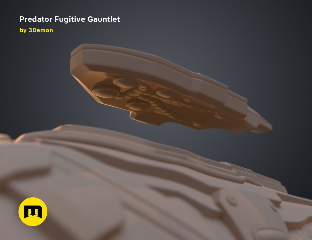 STL file Predator Fugitive Gauntlet 👽・3D printer design to download・Cults