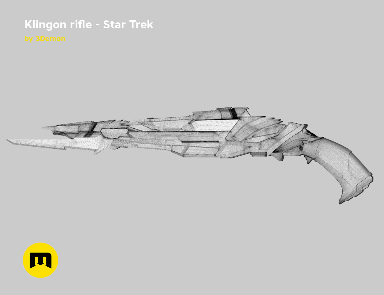 Download STL file Klingon rifle • Model to 3D print ・ Cults