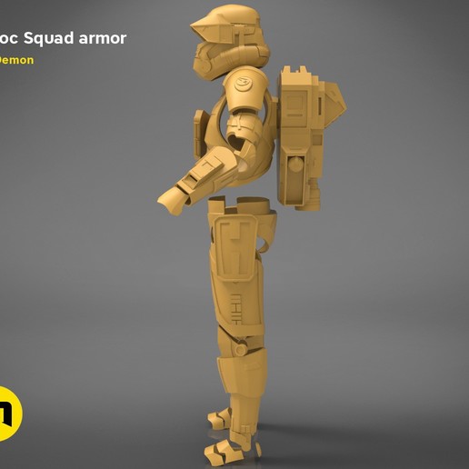 Download STL file Havoc Squad armor • 3D printer object ・ Cults