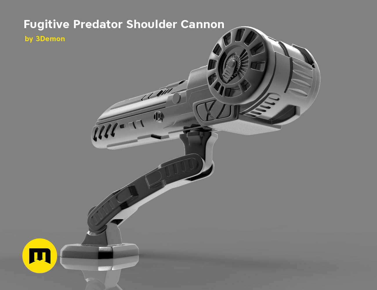 Download OBJ file Predator Plasma Cannon • 3D printable design ・ Cults