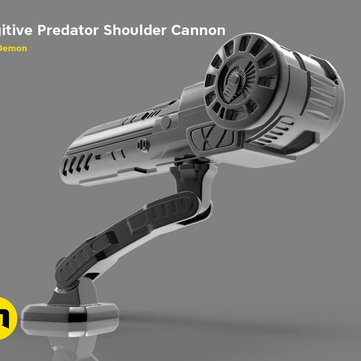 Download OBJ file Predator Plasma Cannon • 3D printable design ・ Cults