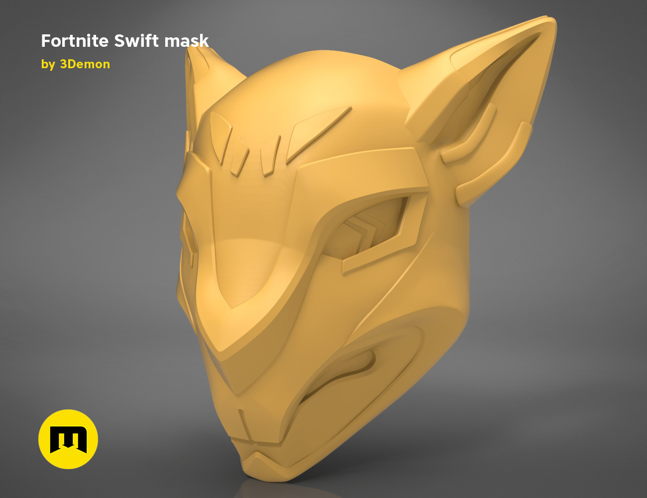 STL-Datei Fortnite Swift Maske 🆒・3D-Druck-Idee zum Herunterladen・Cults