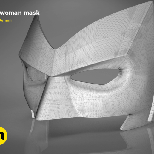 Download 3D printer templates Batwoman mask ・ Cults
