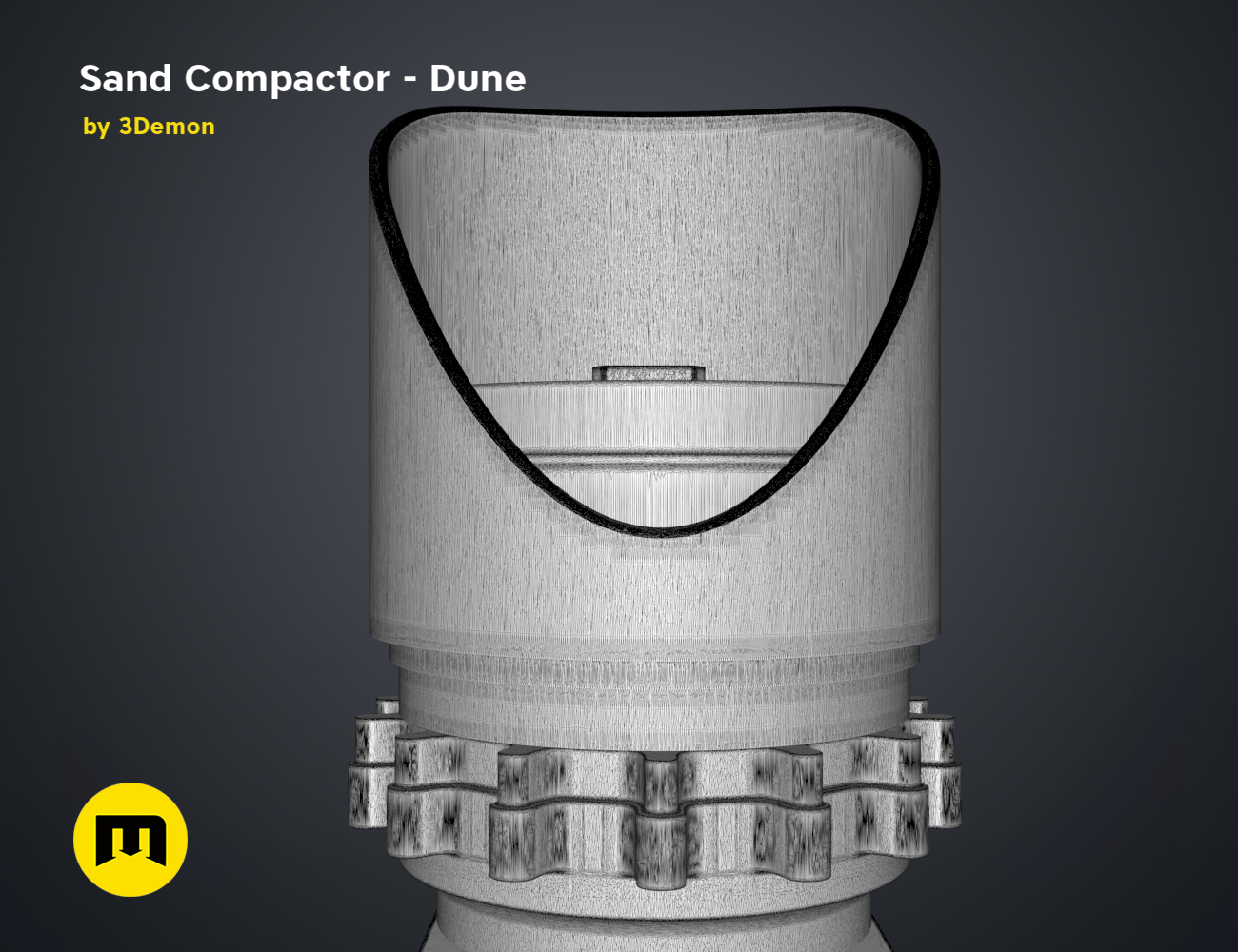 3D-Datei Sandverdichter - Düne 📽️・3D-druckbares Modell zum Herunterladen・Cults