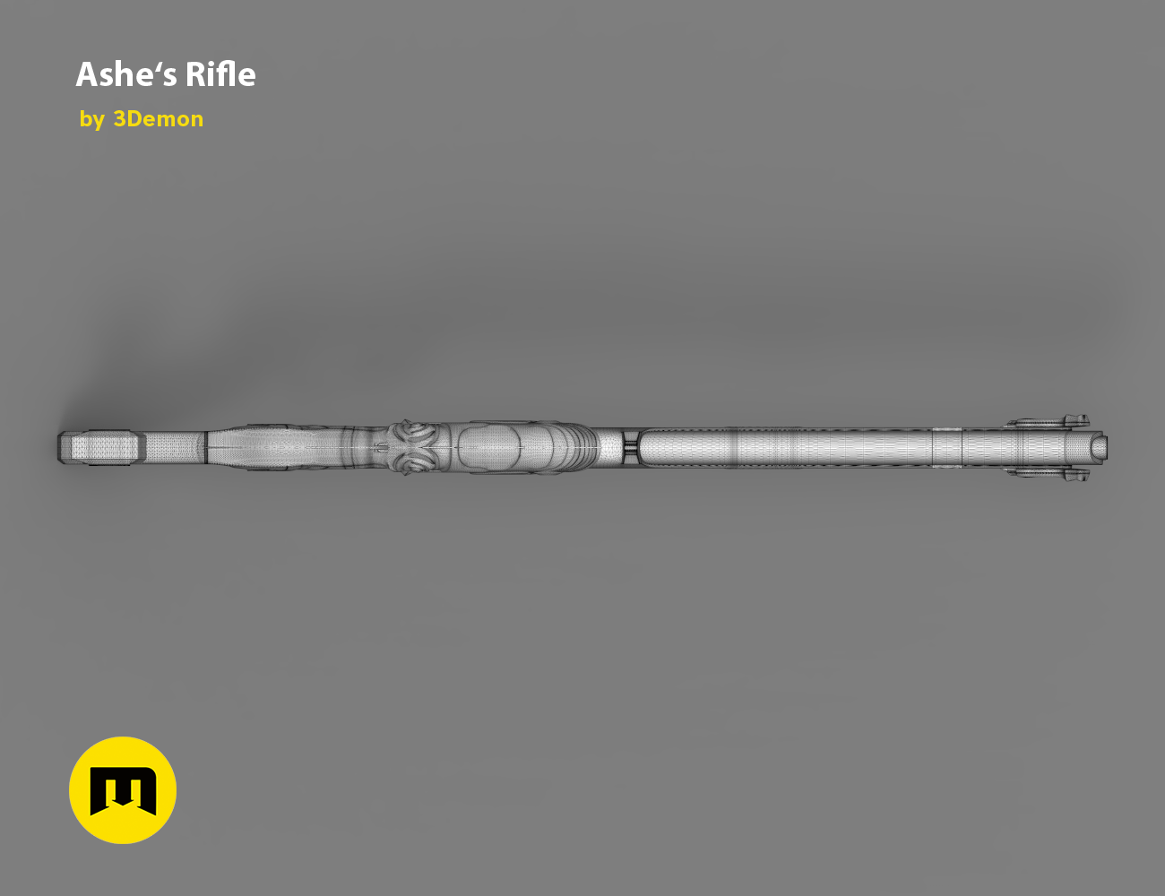 STL file Ashe’s rifle from overwatch ♀️・3D printer design to download・Cults