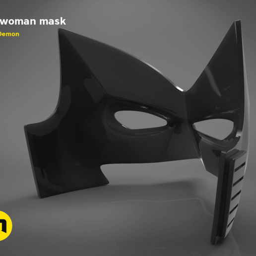 Download 3D printer templates Batwoman mask ・ Cults