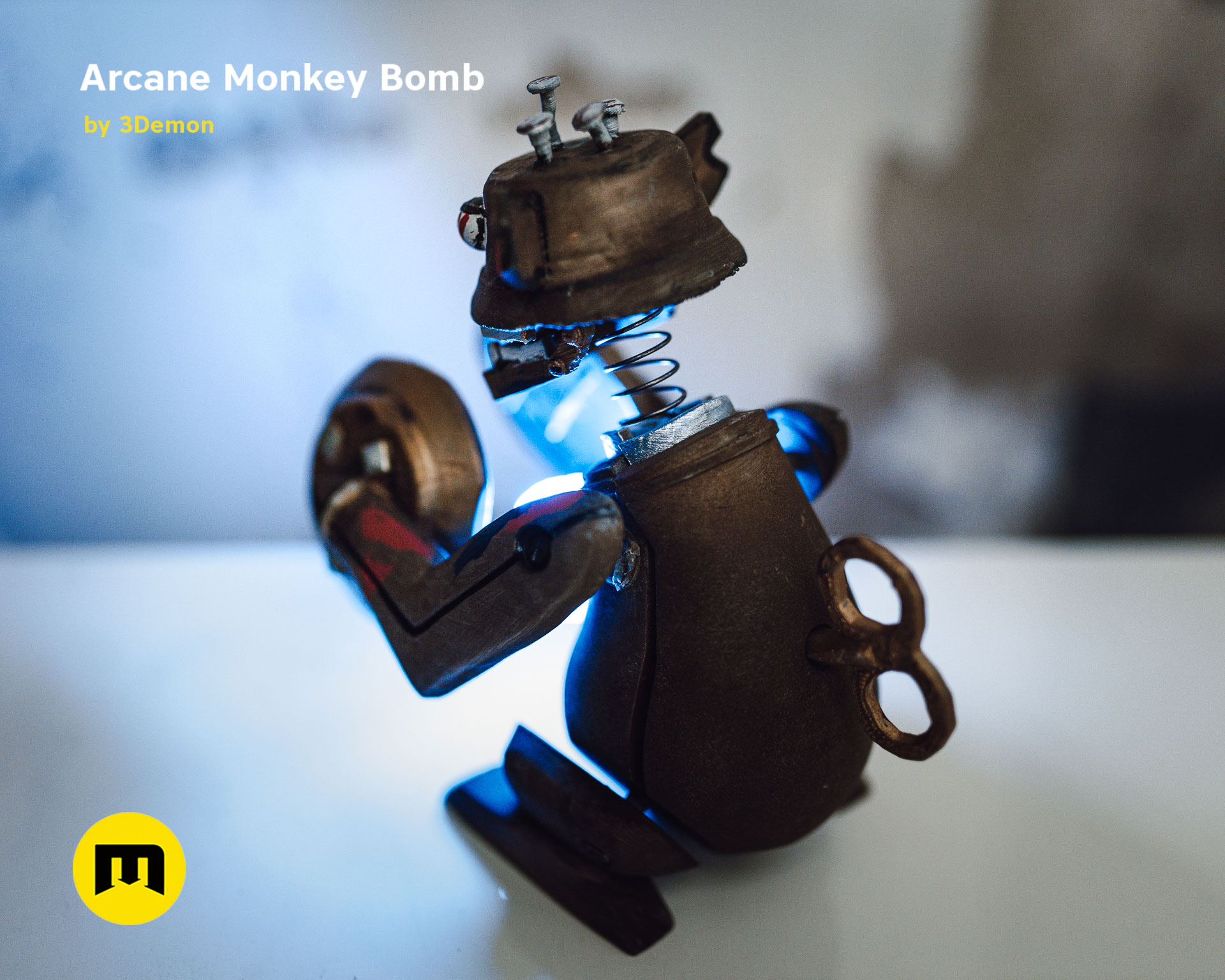 3D file Arcane Monkey Bomb 🐒・Design to download and 3D print・Cults