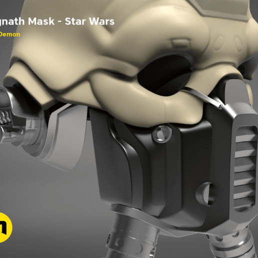 Descargar archivo STL Máscara Tognath - Star Wars • Diseño para ...