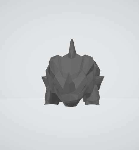 STL file Rhyhorn Low Poly Pokemon・3D printer design to download・Cults