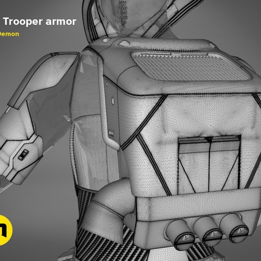 Download STL file Jet Trooper full size armor • Design to 3D print ・ Cults