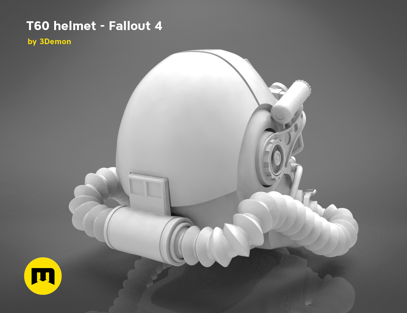 OBJ file T60 helmet - Fallout 4 🪖・3D printer design to download・Cults