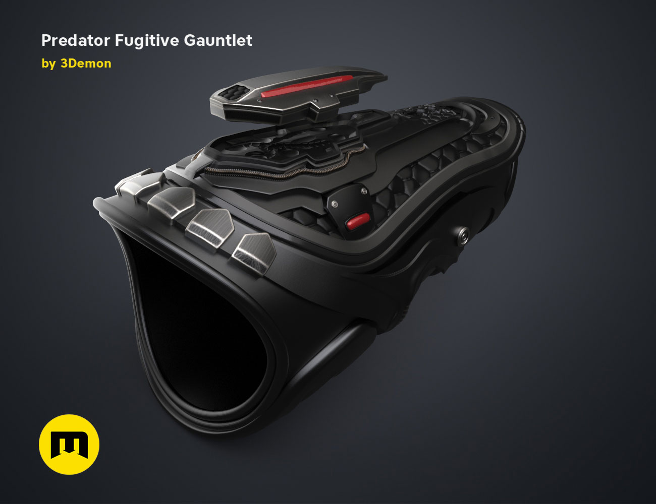 STL file Predator Fugitive Gauntlet 👽・3D printer design to download・Cults