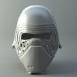 Download STL file Star Wars Kylo Ren Helmet 3D print model • 3D ...
