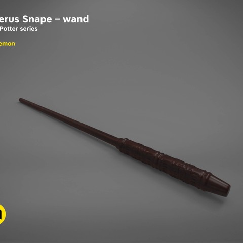 Download STL file Severus Snape wand - Harry Potter films 3D print ...