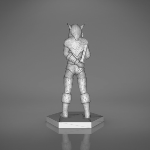 Download STL file ELF ROGUE FEMALE CHARACTER GAME FIGURES 3D print ...