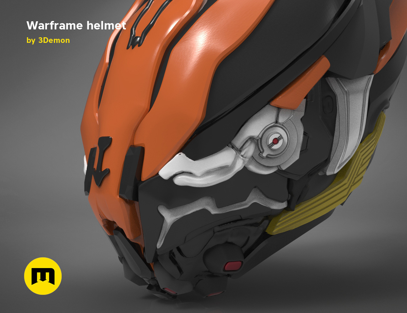 3D file Warframe helmet 🪖・Model to download and 3D print・Cults