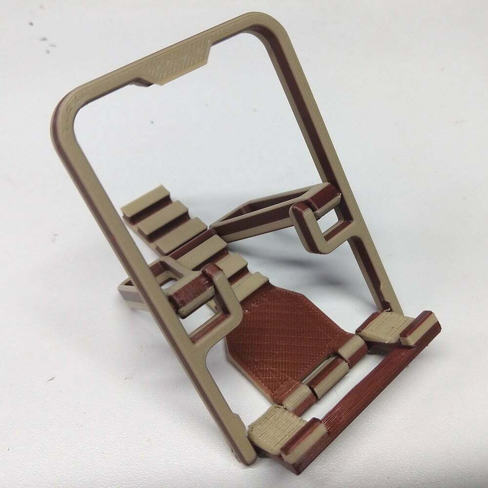 Free STL file Foldable Phone Stand Model 2・3D print model to download・Cults