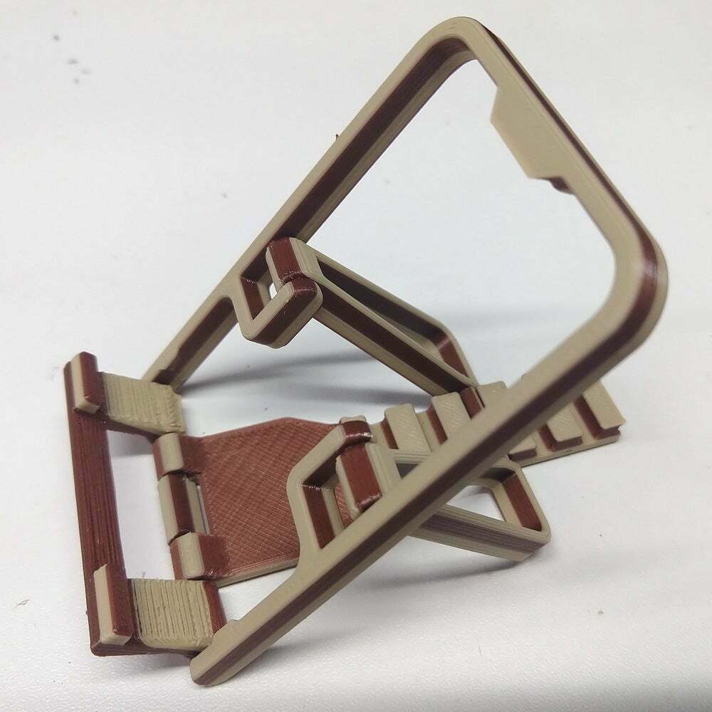 Free STL file Foldable Phone Stand Model 2・3D print model to download・Cults