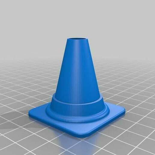 Download free STL file Traffic Cone - Single Extruder version • 3D ...
