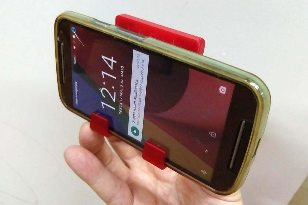 Free STL file Phone Holder Wall Mount 📞・3D printable design to download ...