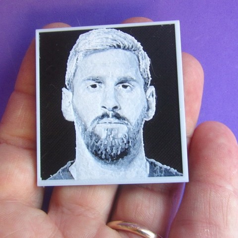 3D printing Messi key ring 2 ・ Cults