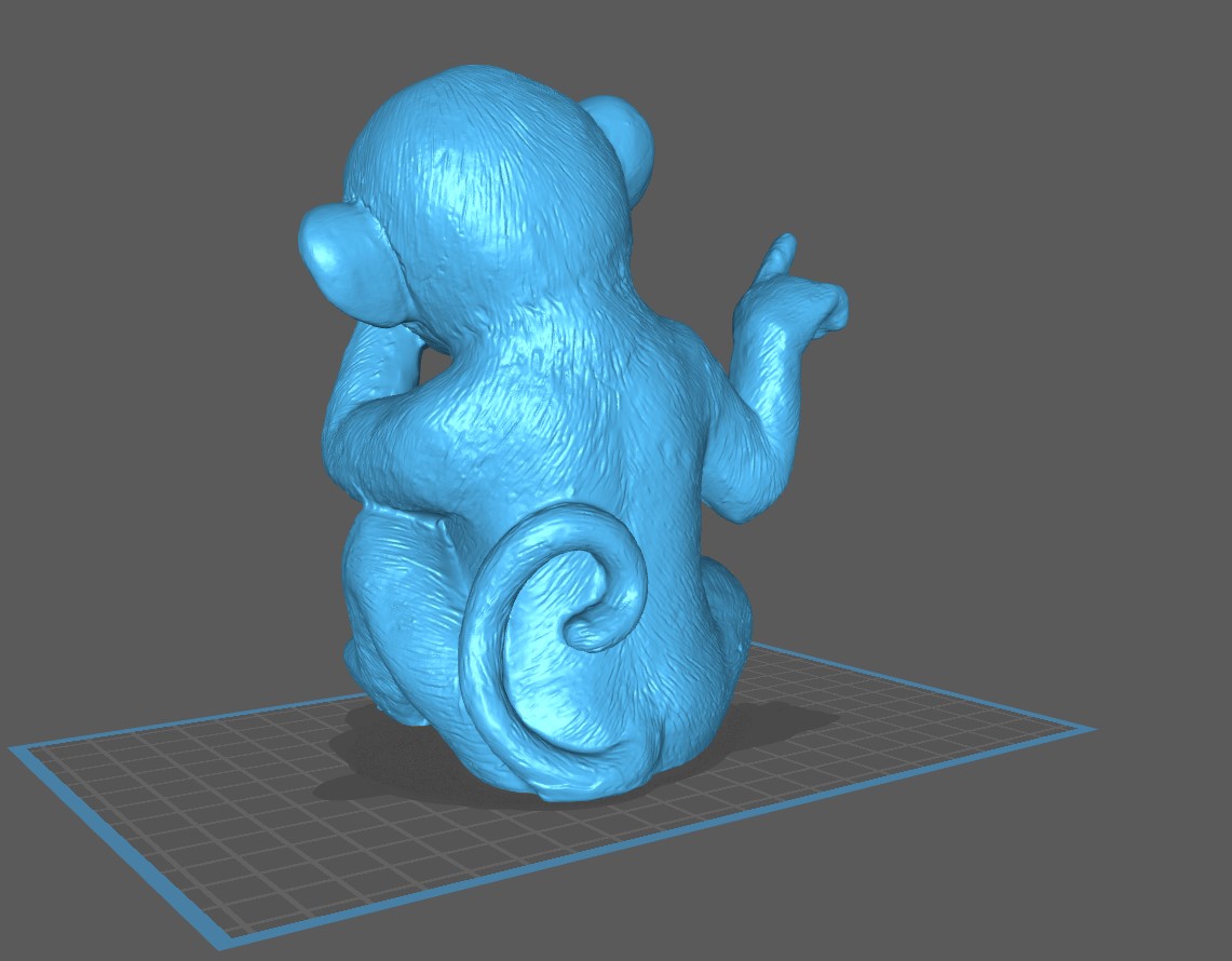 STL file Monkey (with hand over mouth) 🐒・Model to download and 3D print ...