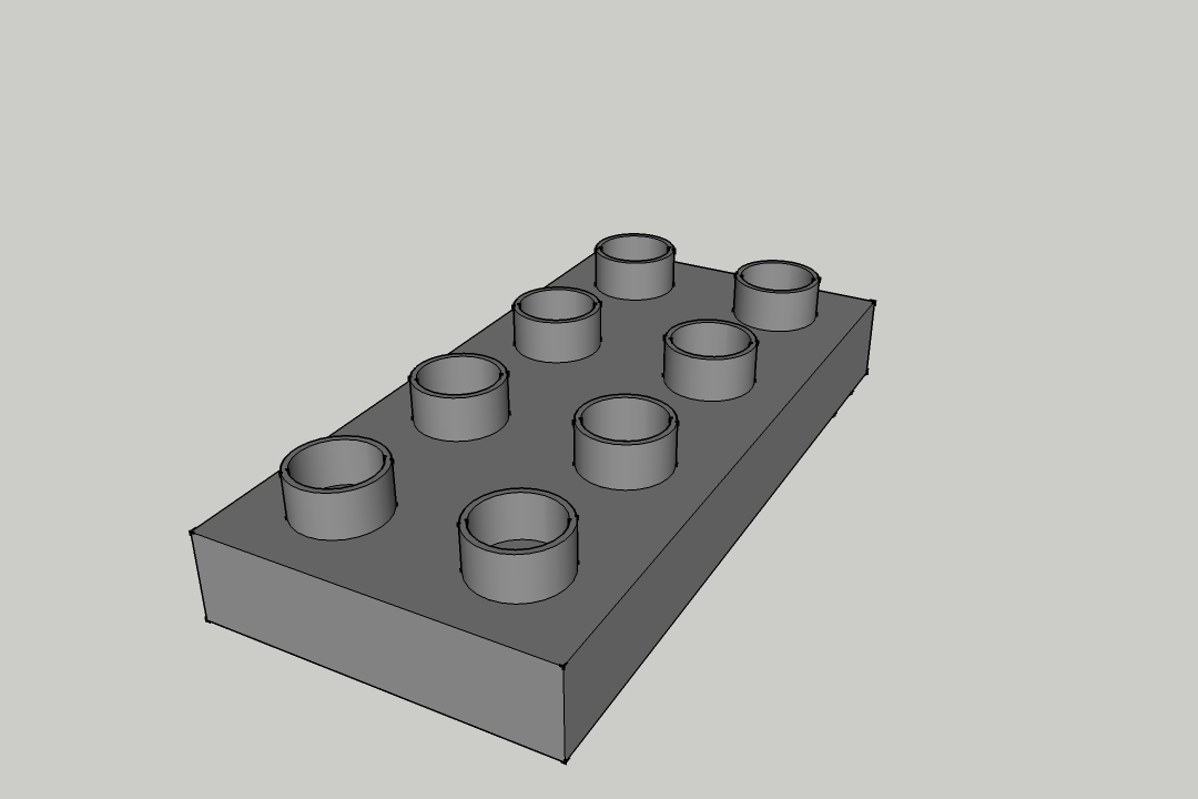 Télécharger fichier STL Lego duplo - Pièce 8x Fin • Modèle pour ...