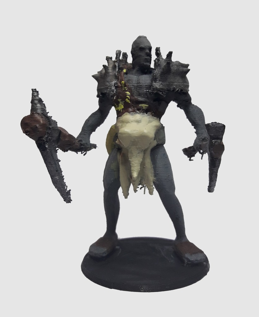 Free 3D file Stone giant with 2 warpicks (teraktinus)・3D printing model ...