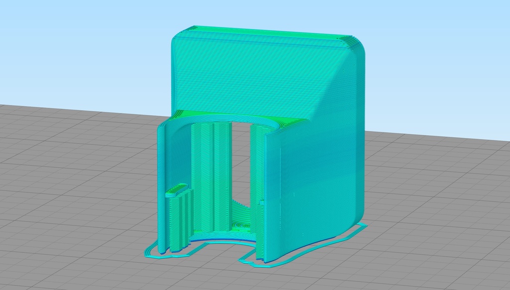 Free 3D file E3DV6 (clone) 40mm fan duct for 22.3 mm fins・3D print ...