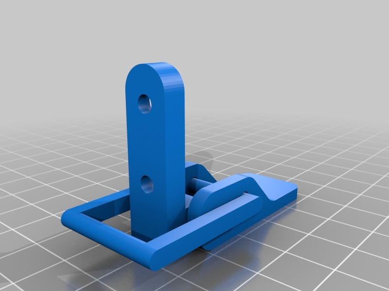 Archivo 3D Cerradura de palanca premontada para armario de impresora 3D ...