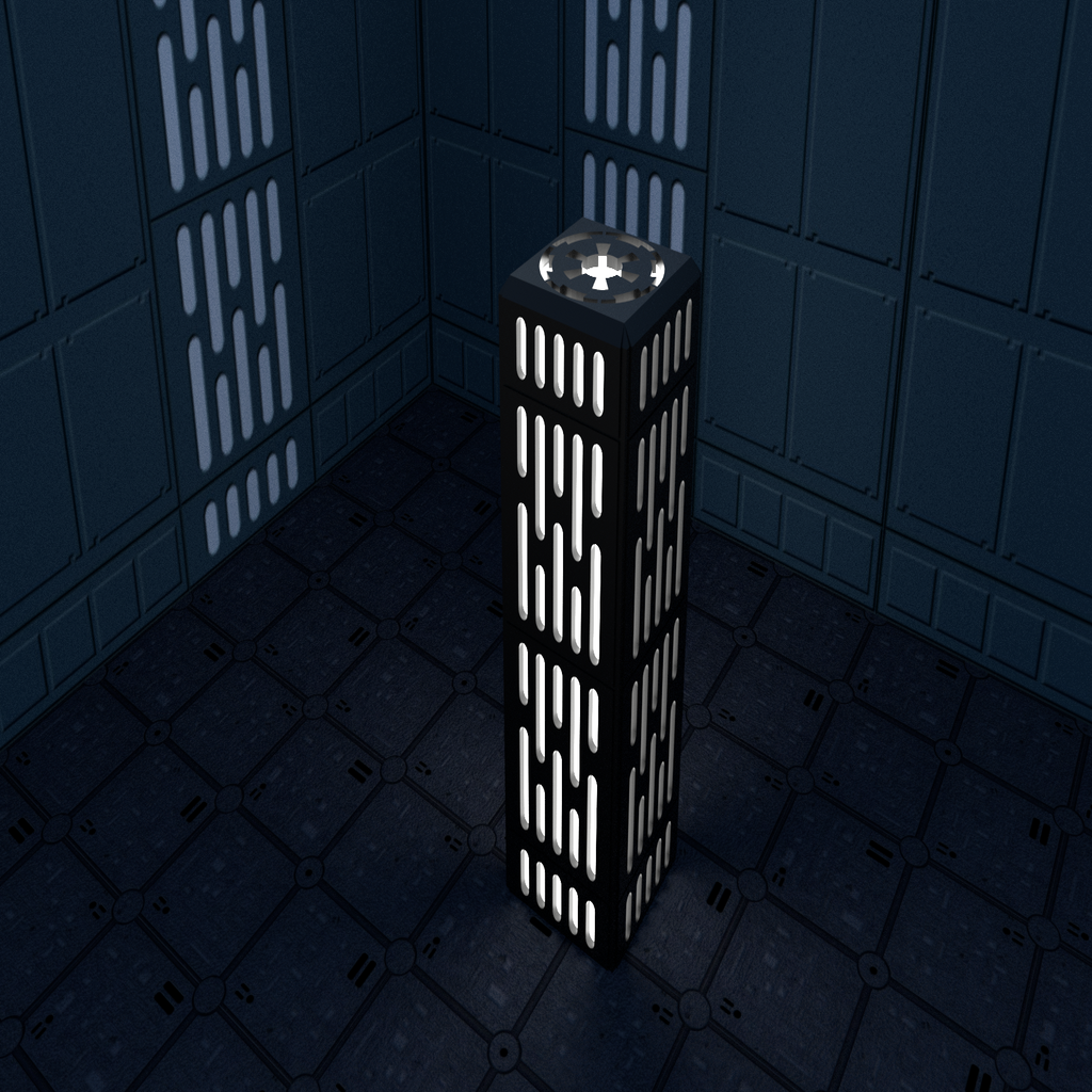 STL file Star Wars Imperial Lamp・Model to download and 3D print・Cults