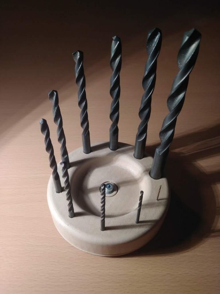 Free STL file Circular drill holder 1-10mm 🔧・3D printable design to ...