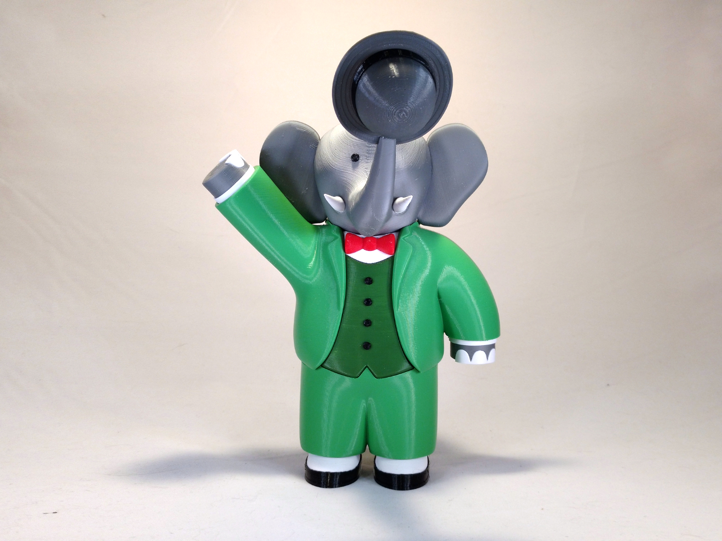 Free STL file Babar the Elephant 🐘・3D printable model to download・Cults