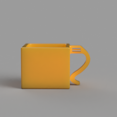 Download STL file Cubic Cup • Template to 3D print ・ Cults