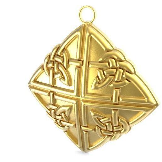 Download STL file Celtic knots pendant • 3D print design ・ Cults