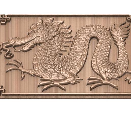 Download STL file Chinese dragon cnc • 3D print template ・ Cults