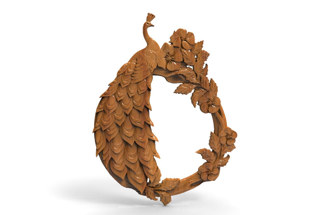 STL file Peacock CNC・3D printing design to download・Cults