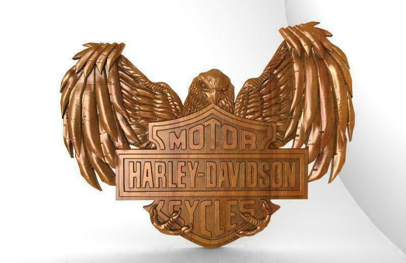 Файл STL Harley-davidson CNC・Дизайн 3D-печати для загрузки3D・Cults