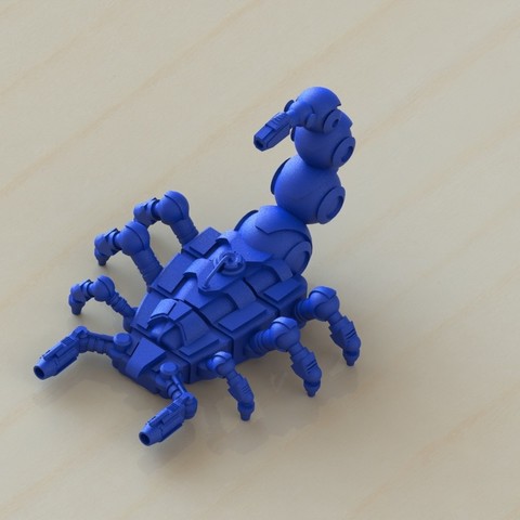 Download STL file Scorpion robot toy • 3D printing design ・ Cults