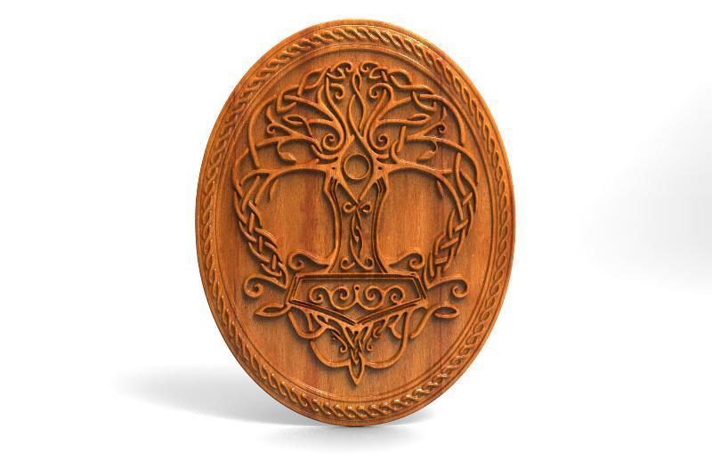 STL file Tree of life 2 CNC・3D printable design to download・Cults